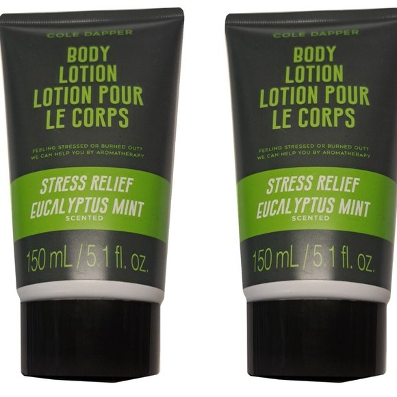 Cole Dapper | Grooming | Body Lotion Stress Relief Eucalyptus Mint ...